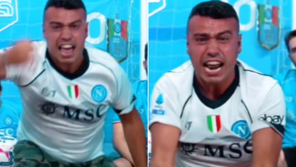 Napoli, la reazione del tifoso in diretta Twitch è virale | LA7