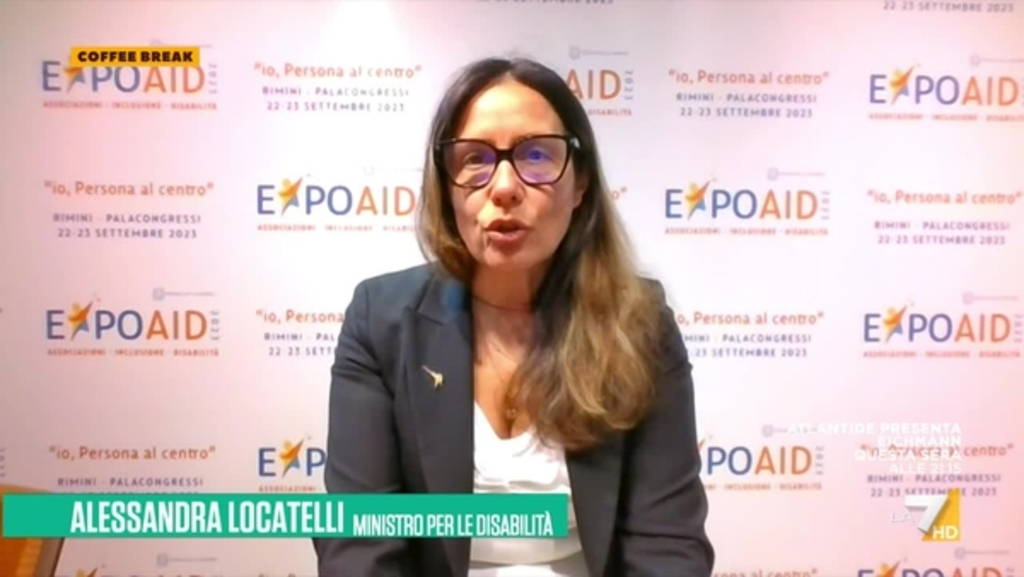ExpoAID a Rimini, la ministra per la Disabilità Alessandra Locatelli ...