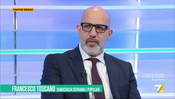 Manifestazione di Democrazia Sovrana e Popolare, Francesco Toscano: "NO ...