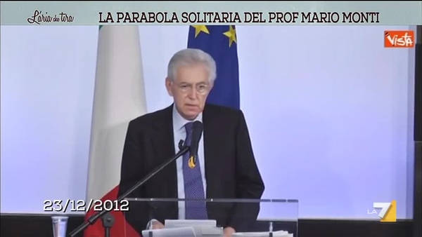 La parabola solitaria del prof Mario Monti