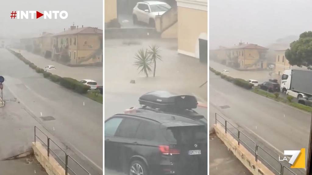 Nubifragio all’Isola d'Elba: allagamenti, frane e persone isolate