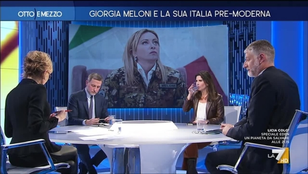 Giorgia Meloni e la sua Italia pre-moderna - Otto e Mezzo - Puntata del 23/12/2022