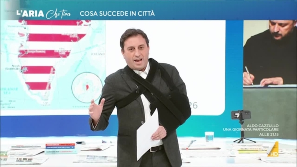 Disavventura sulla neve per David Parenzo: "Ecco cosa è successo" | LA7