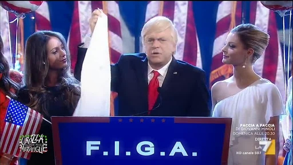 Crozza-Trump: 'The most important thing is Foundation International ...