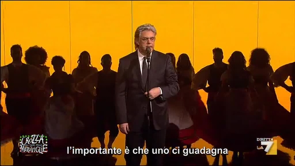 Crozza-Razzi in 'Fai la Grana a Destra e pure a Sinistra' -crozza.la7.it