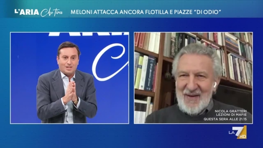 Striscione inneggia all'eccidio del 7 ottobre, David Parenzo incalza ...