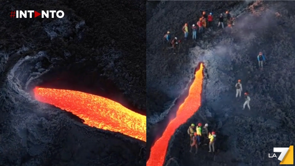 Eruzione dell'Etna: colate di lava sul versante sud-est, il video