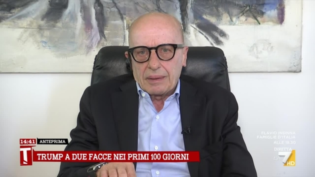 Trumpini, il lapsus di Alessandro Sallusti su Matteo Salvini | LA7