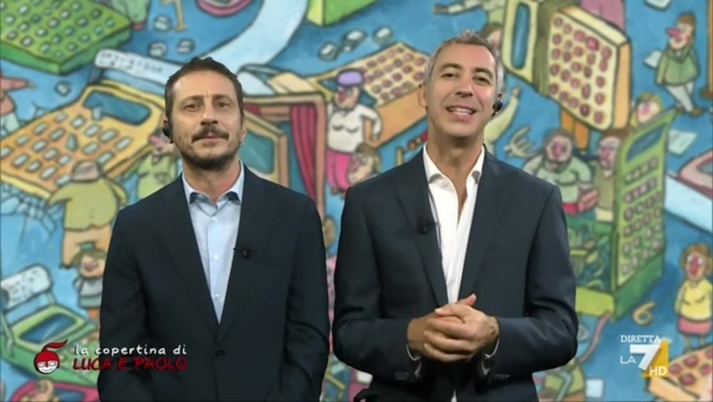 La copertina di Luca e Paolo dell' 08/10/2024