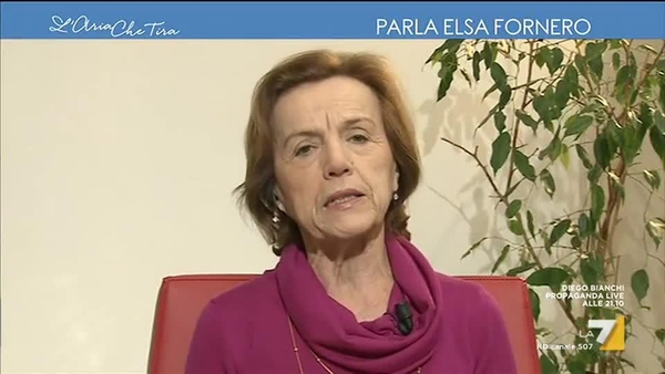 Elsa Fornero: 'Non rifarei il Ministro'