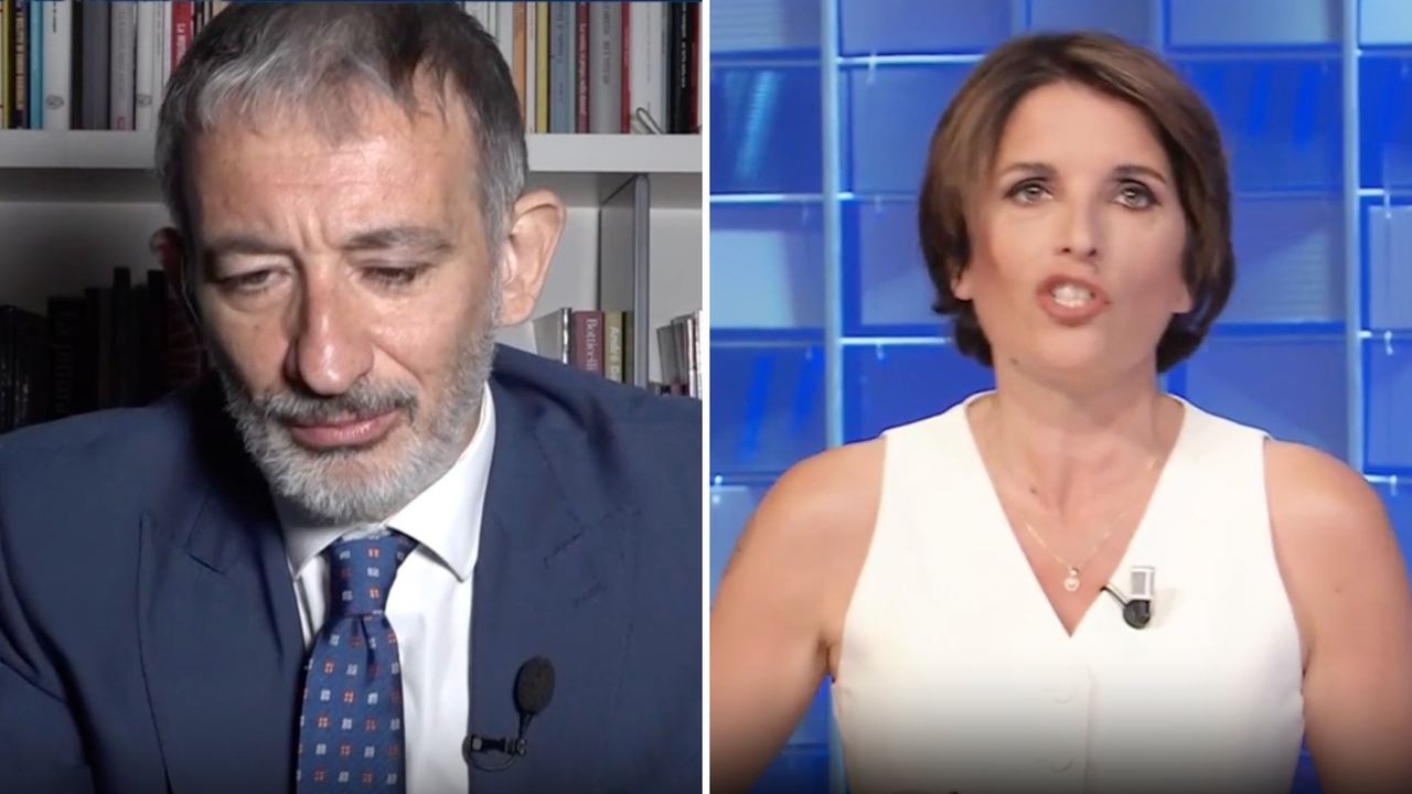 Botta e risposta Senaldi-Aprile a In Onda: "Mettiamo un distintivo ...