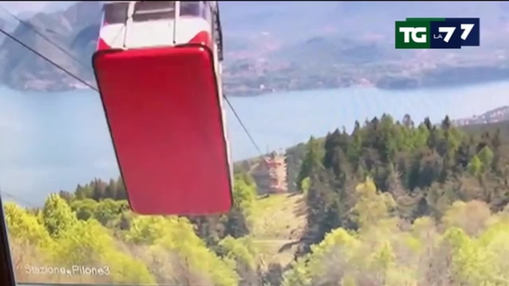 Funivia del Mottarone: ecco il video degli attimi del crollo