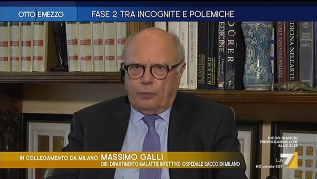 Coronavirus, il prof. Massimo Galli: "La riapertura va programmata, non ...