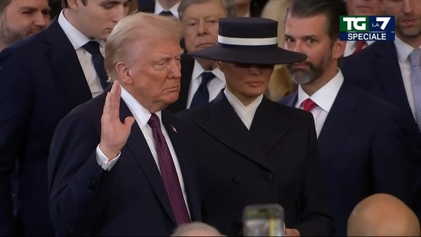 Inauguration Day, Donald Trump ha giurato: è il 47esimo presidente | LA7