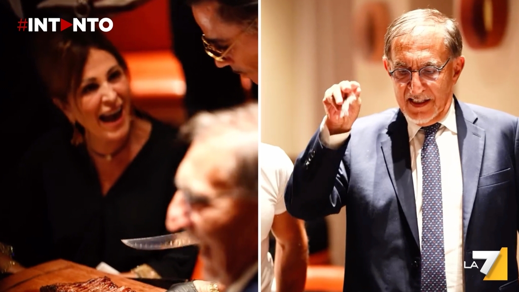 La Russa e Santanchè nel nuovo ristorante Salt Bea a Milano, il video