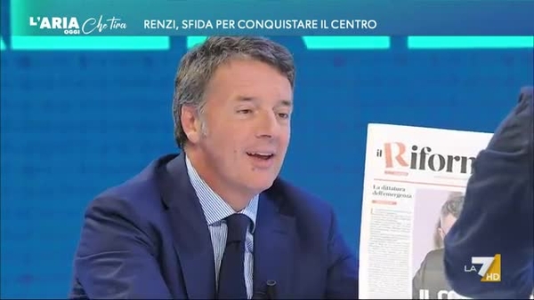 Matteo Renzi a David Parenzo: "Fantastico! Ora fa pure il cameraman ...