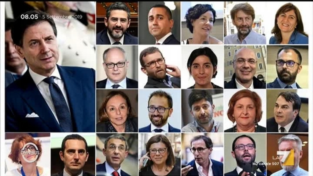 Tutti i 21 Ministri del nuovo governo Conte