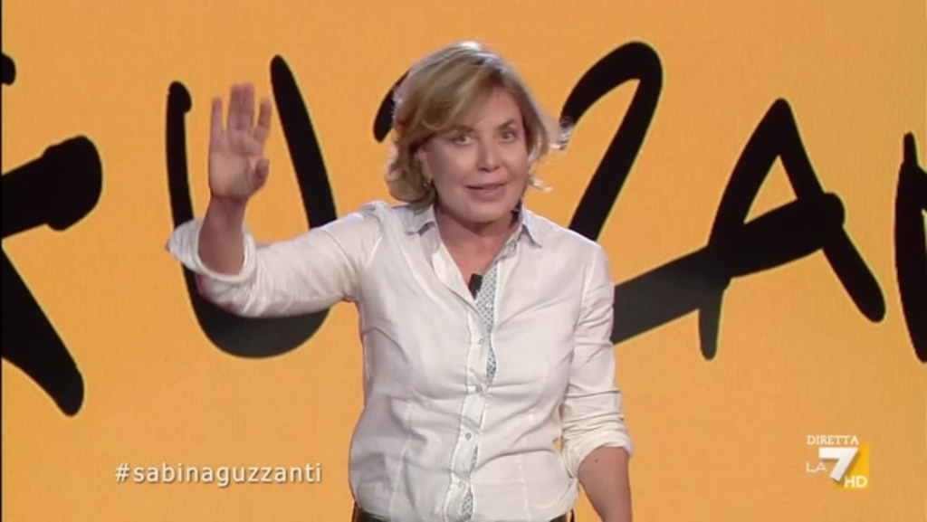 'Giorgia Meloni segretario del PD': il monologo di Sabina Guzzanti