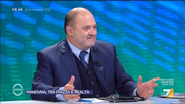 Manovra, tra piazza e realtà - Omnibus 22/11/2022