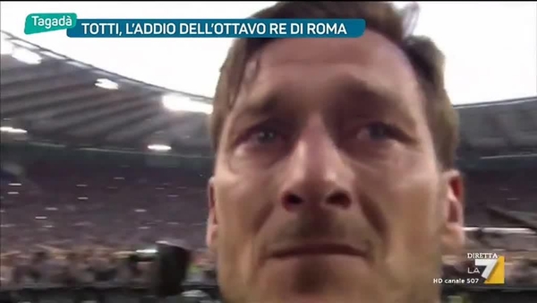 Totti, l'addio dell'ottavo Re di Roma