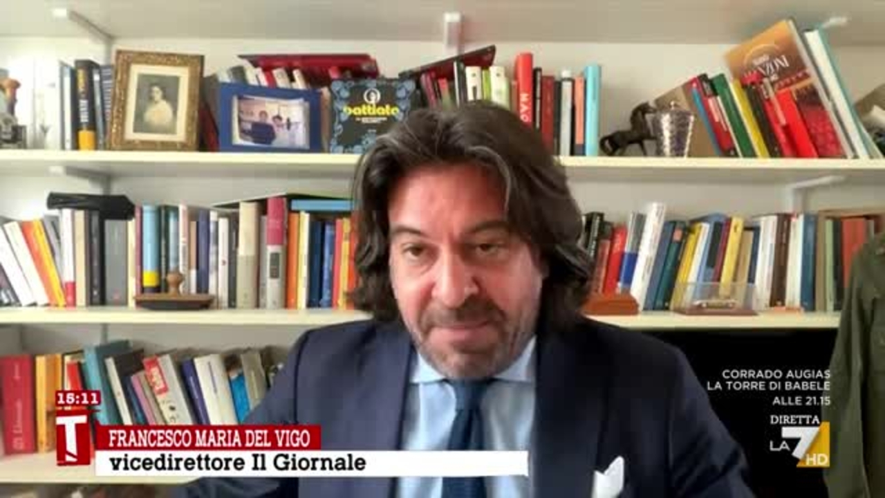 Del Vigo: "Trump ha fatto meno guerre dei Clinton e degli Obama" | LA7