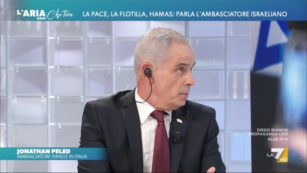 L'intervista a Jonathan Peled, ambasciatore d'Israele in Italia ...