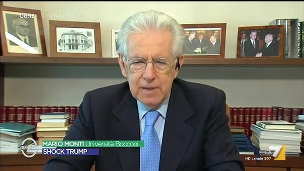 USA 2016, Monti: Shockato dall'elelezione di Trump