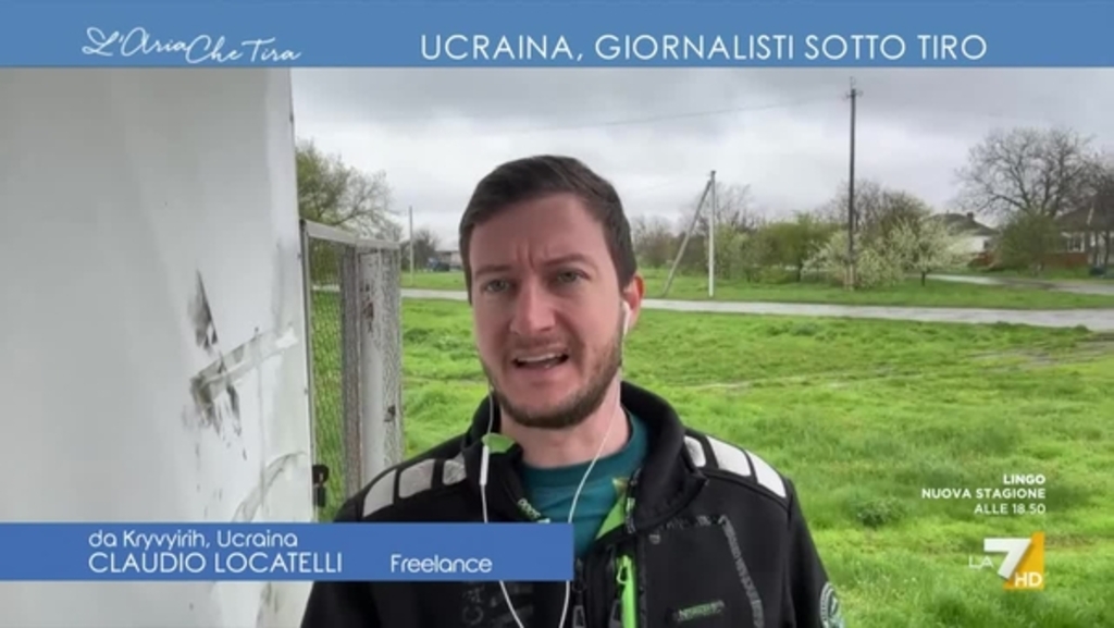 Giornalisti sotto tiro in Ucraina, Claudio Locatelli: "La scritta ...