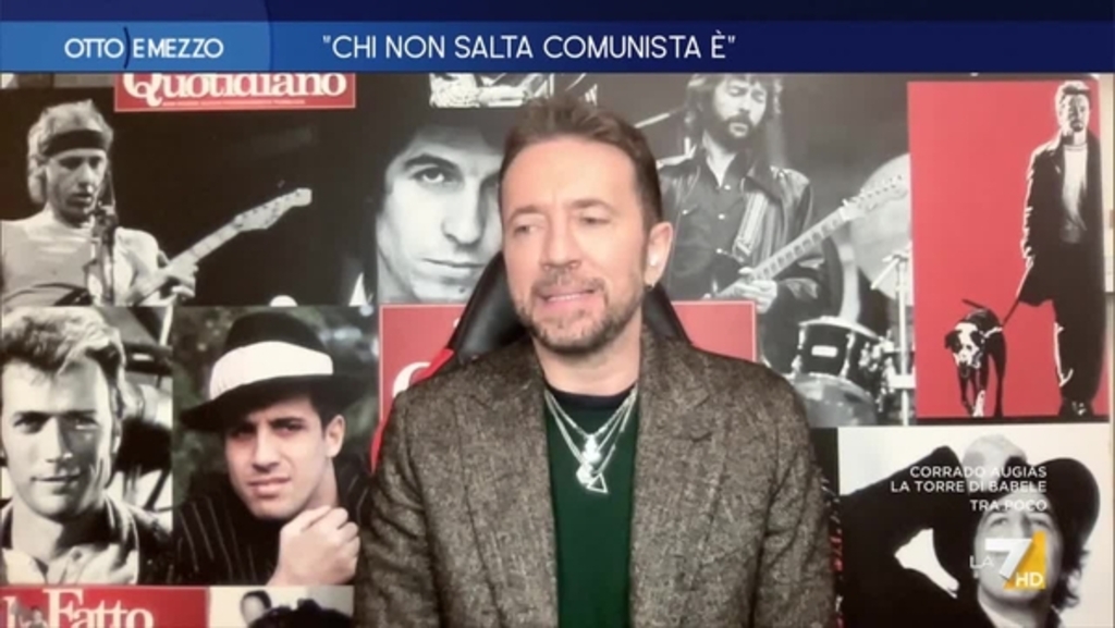 Melonismo depravazione del Berlusconismo: così Andrea Scanzi a Otto e ...