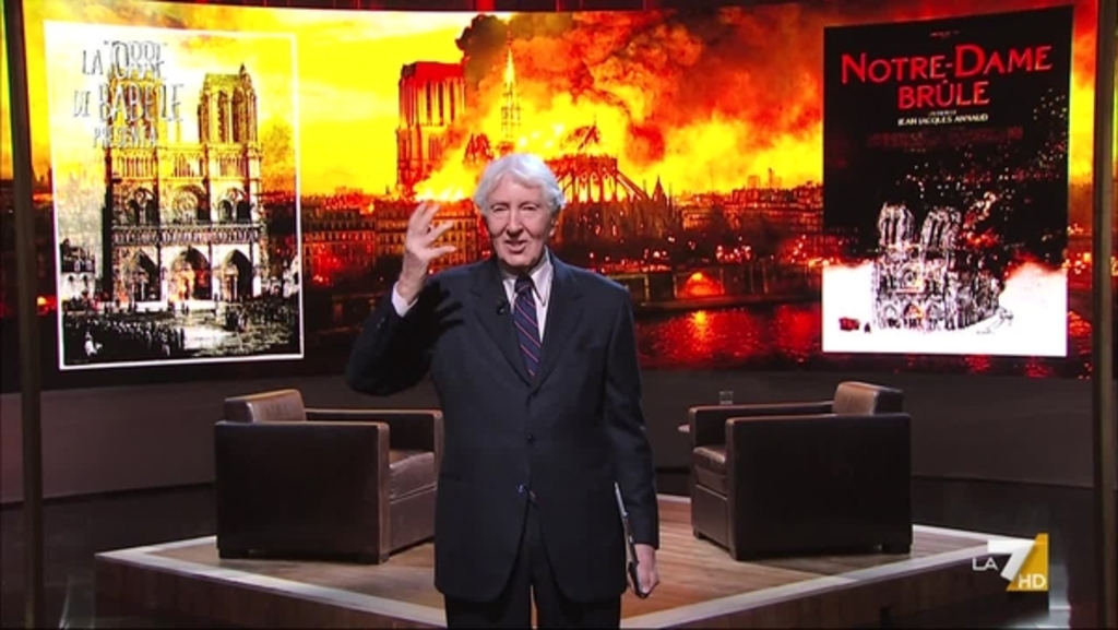 Corrado Augias introduce la puntata de La Torre di Babele: "Notre-Dame è risorta" | LA7