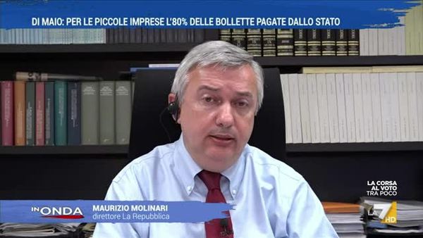 Molinari: "Se la Meloni vincerà le elezioni si troverà in difficoltà ...